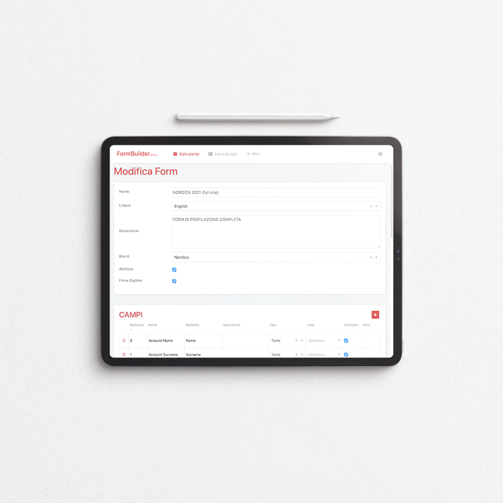 Formbuilder Pensiero Laterale